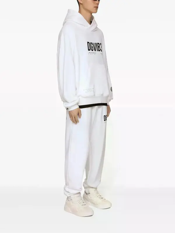 Dolce & Gabbana Cotton Slogan Print Hoodie