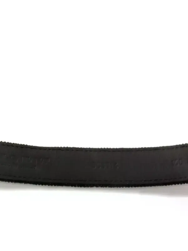 Dolce & Gabbana Velvet Logo-buckle Belt