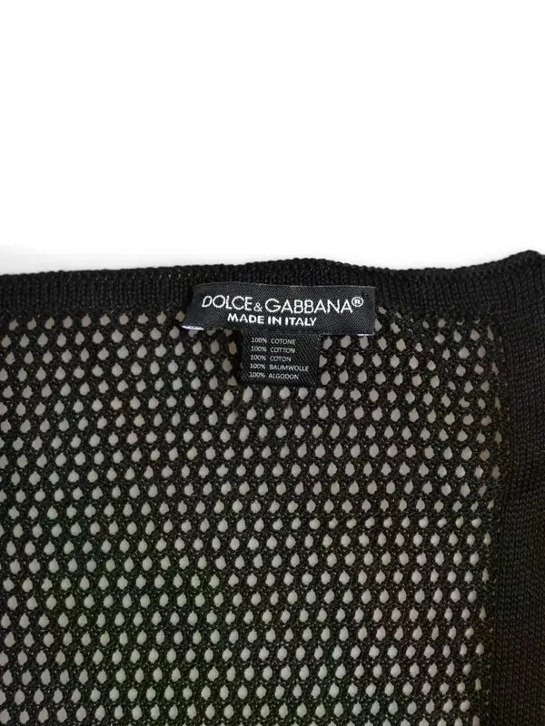 Dolce & Gabbana Mesh-knit Pocket Square