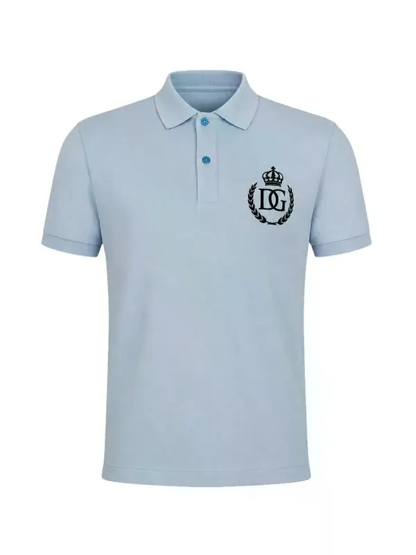 Dolce & Gabbana Logo-embroidered Polo Shirt