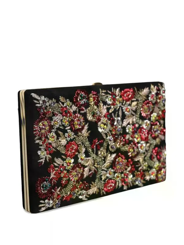 Dolce & Gabbana Floral Embroidered Clutch Bag