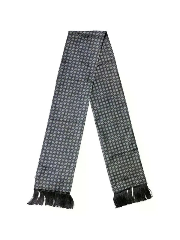 Dolce & Gabbana Geometric-patterned Fringed Scarf