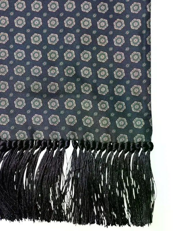 Dolce & Gabbana Geometric-patterned Fringed Scarf