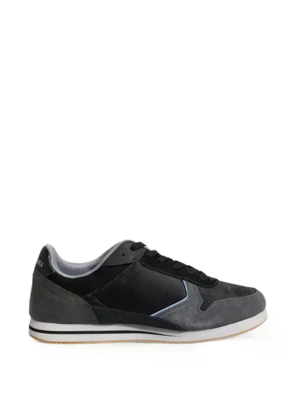 TRUSSARDI Panelled Lace-up Sneakers - Black