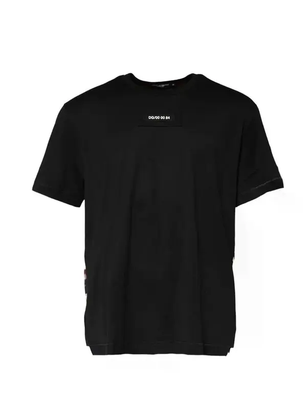 Dolce & Gabbana Camouflage-print Logo-patch T-shirt