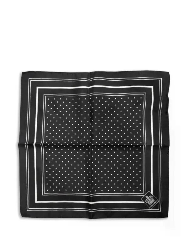 Dolce & Gabbana Polka-dot Silk Pocket Square