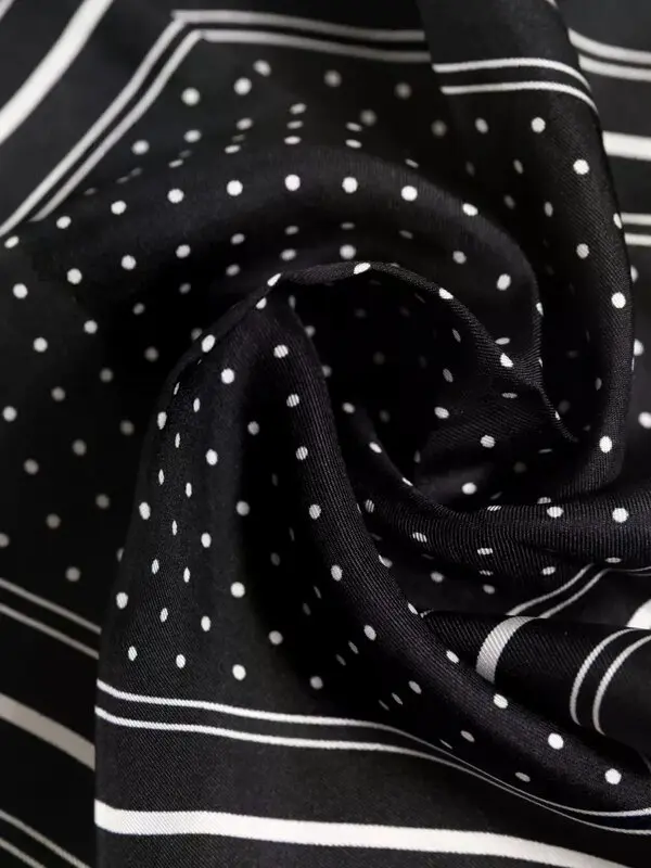 Dolce & Gabbana Polka-dot Silk Pocket Square
