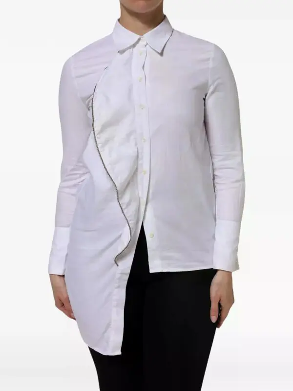 AGLINI Embellished Asymmetrical Shirt