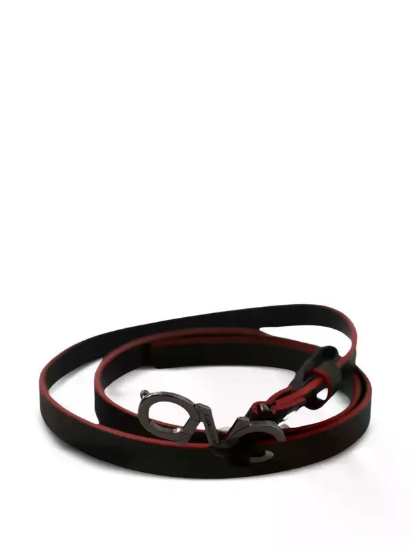 Costume National Leather Belt - Black