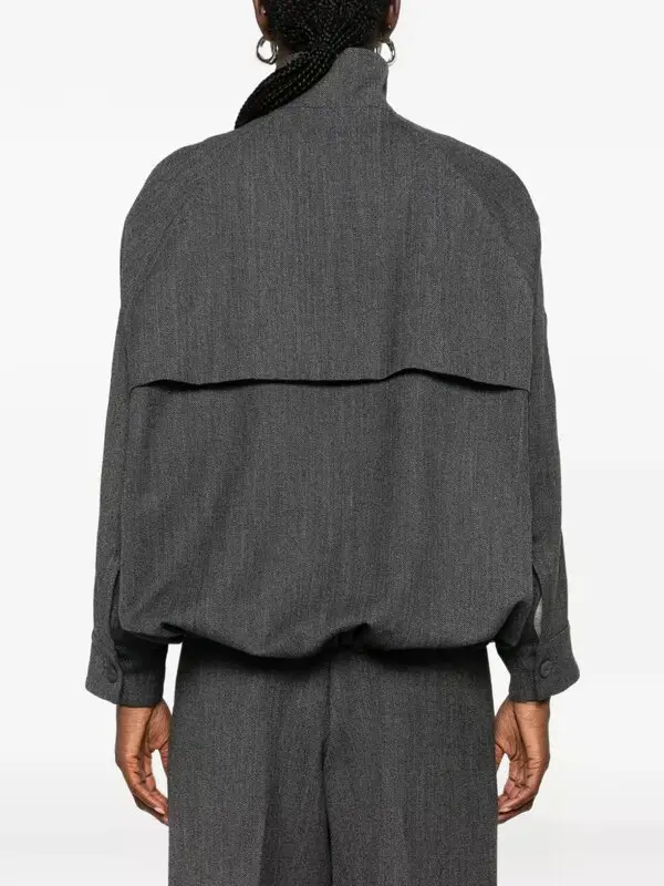 Fabiana Filippi Zip-up High-neck Coat