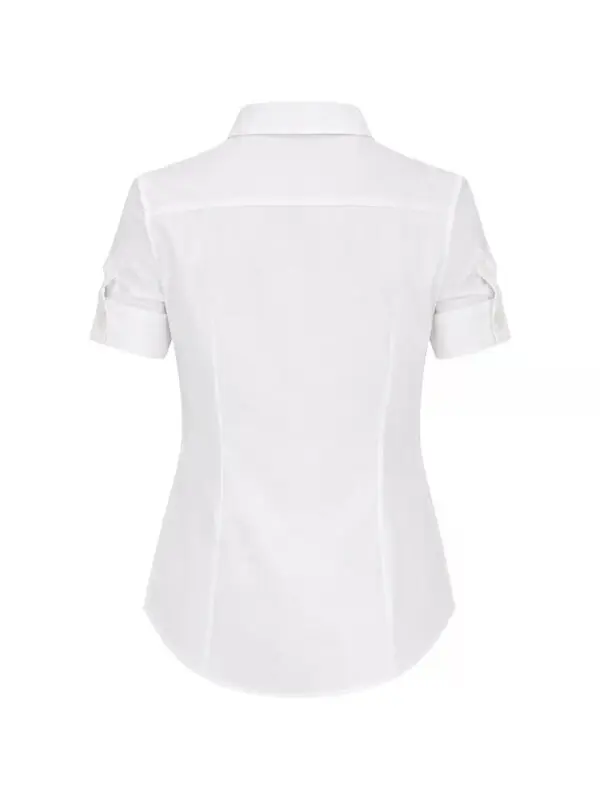 John Galliano Peter Pan Collar Short-sleeved Shirt