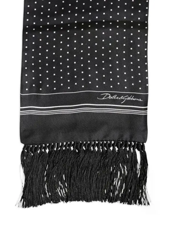 Dolce & Gabbana Polka-dot-pattern Scarf