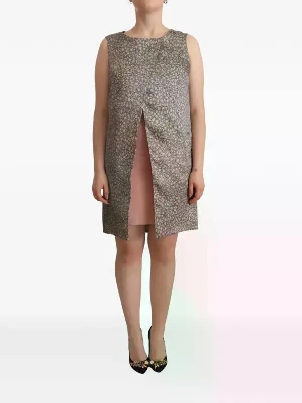 'COMEFORBREAKFAST' Comeforbreakfast Pebble Print A-line Mini Dress