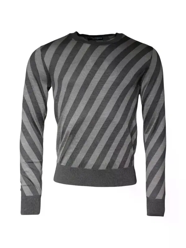 Dolce & Gabbana Diagonal Stripe Sweater