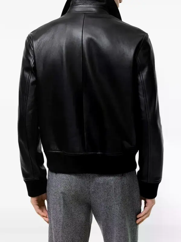 Burberry Leather Harrington Jacket