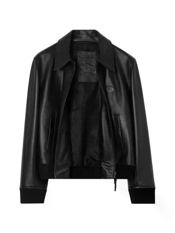 Burberry Leather Harrington Jacket
