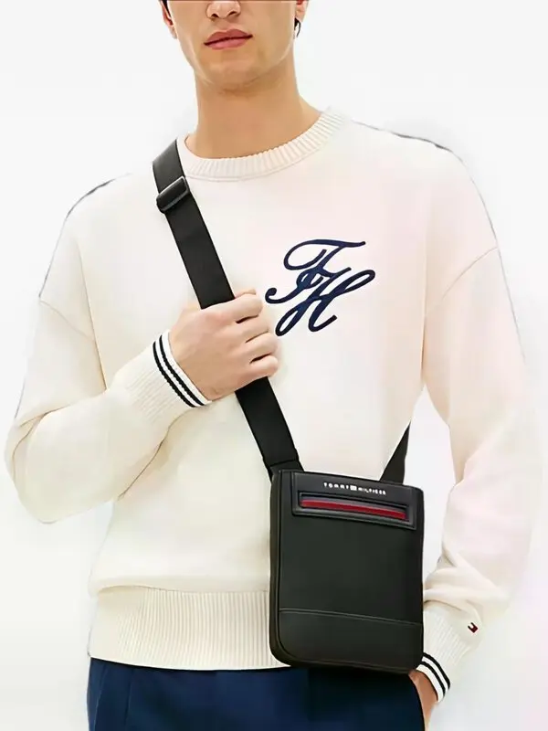 Tommy Hilfiger Logo Print Messenger Bag