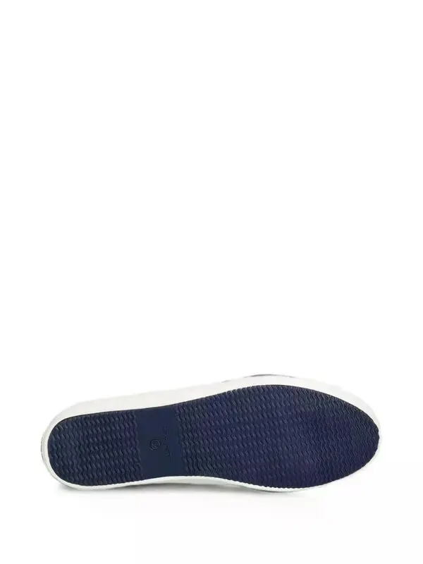 Gant Logo Embroidered Lace-up Sneakers - Pink