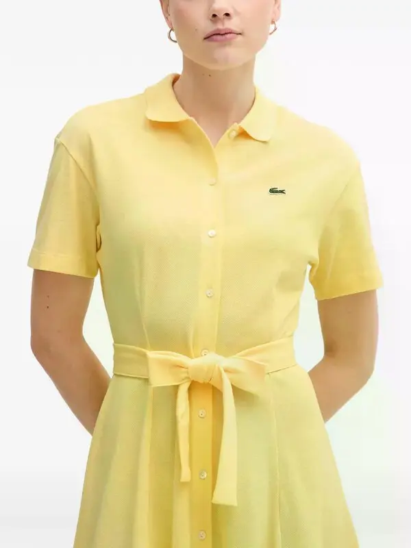 Lacoste Logo-patch Belted Dress