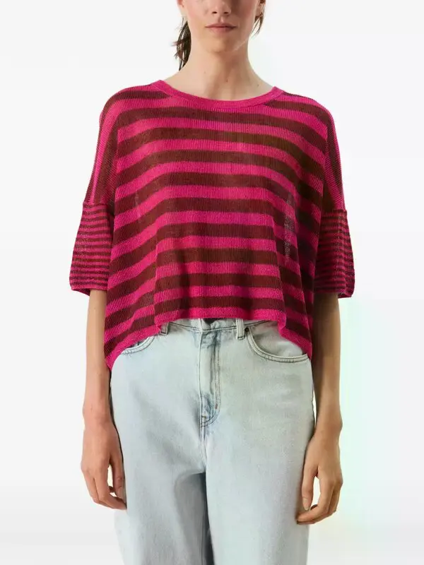 American Vintage Striped Knit Top