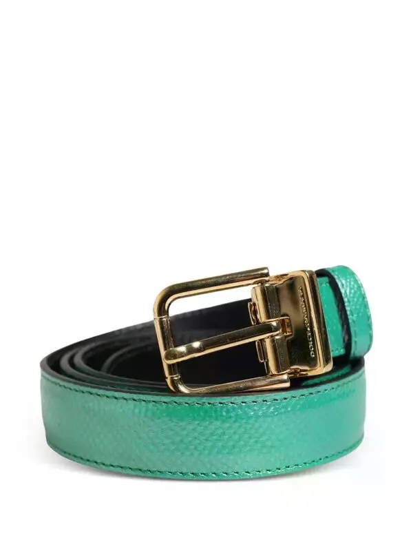 Dolce & Gabbana Textured Leather Belt