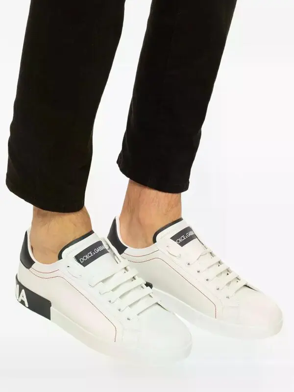 Dolce & Gabbana Portofino Leather Sneakers