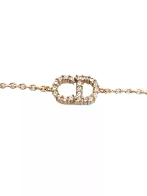 Dior Petit Cd Crystal Bracelet - Gold