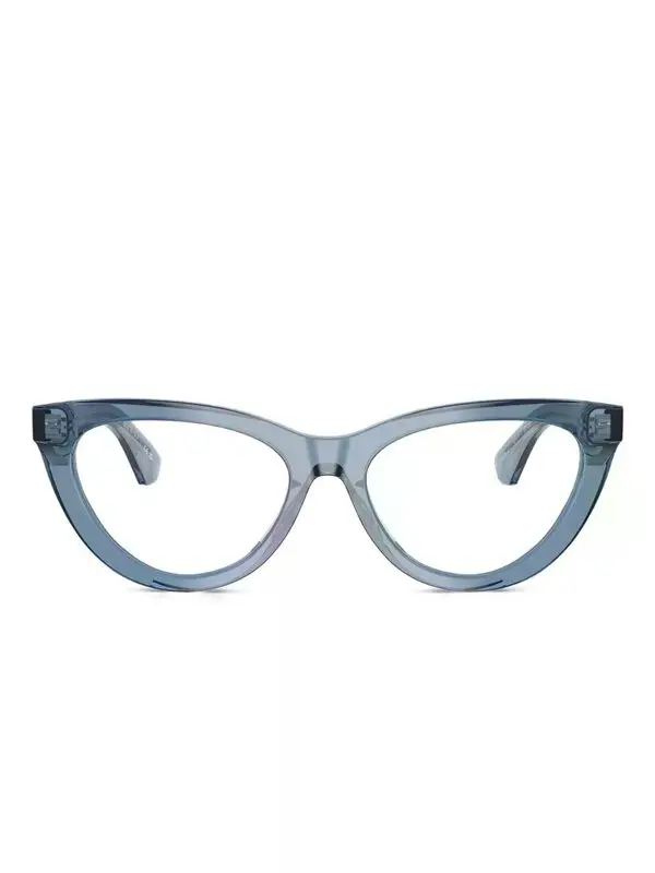 Burberry Cat Eye Glasses - Blue