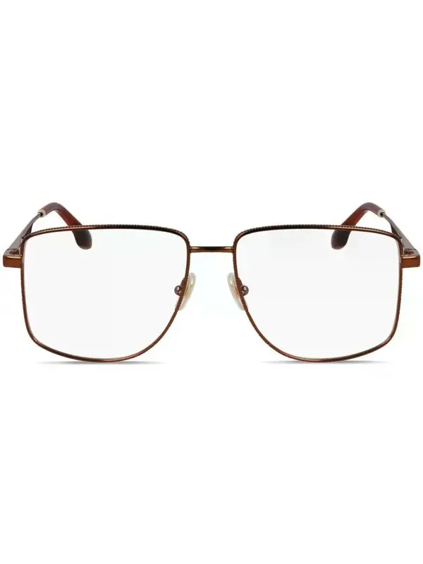 Victoria Beckham Square Frame Eyeglasses - Orange