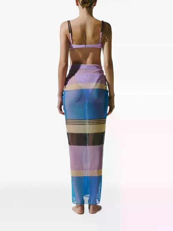 BAOBAB Nia Draped Maxi Skirt - Purple