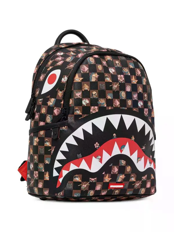 SPRAYGROUND Check-print Shark Mouth Backpack