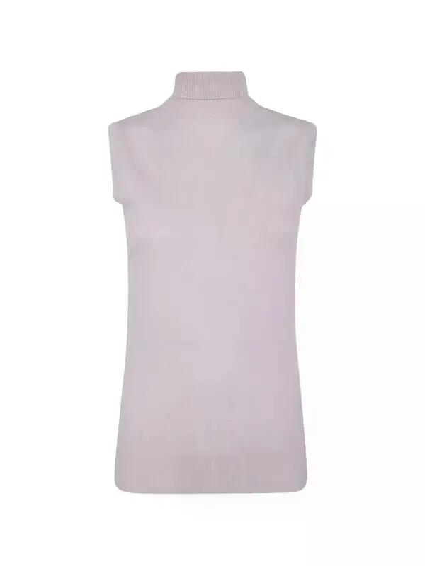 Max Mara Sleeveless Roll-neck Sweater