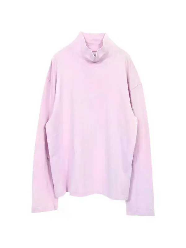 Bottega Veneta Turtleneck Long Sleeve T-shirt - Pink