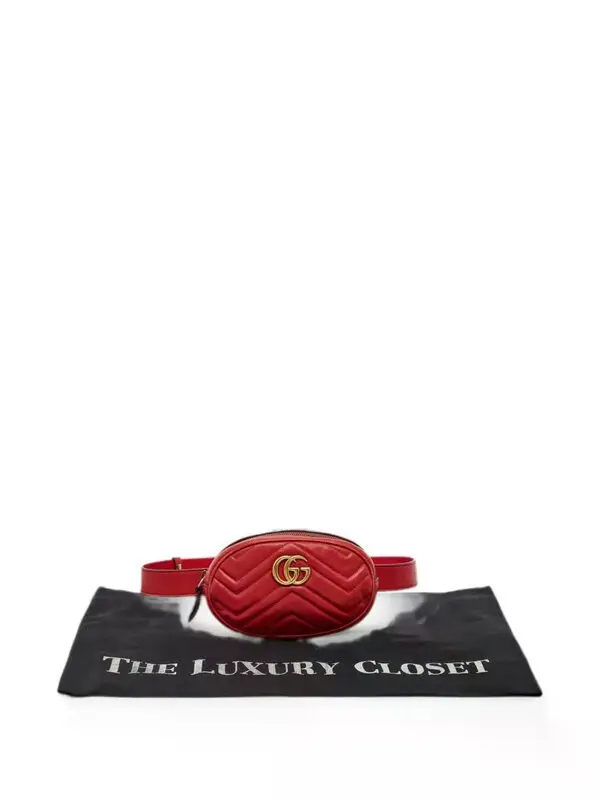 Gucci Gg Marmont Matelassé Mini Belt Bag