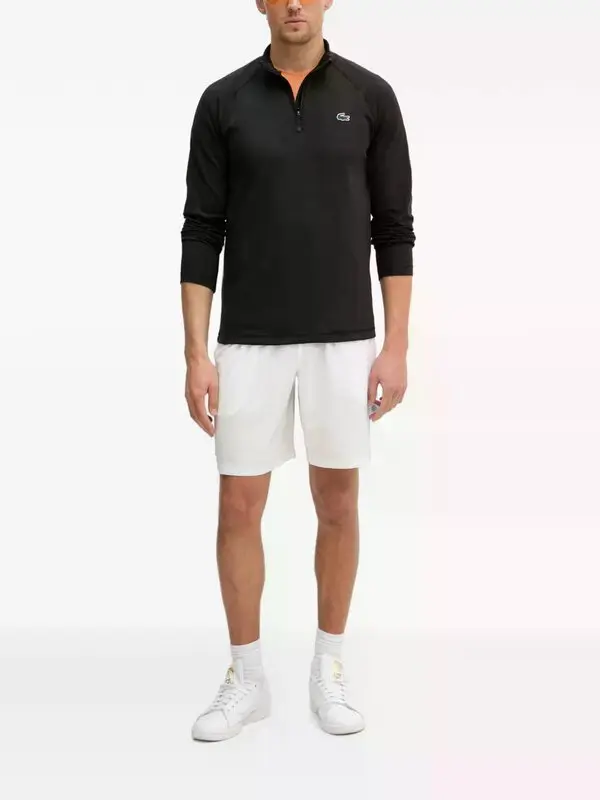 Lacoste Half-zip Sweatshirt With Logo Patch