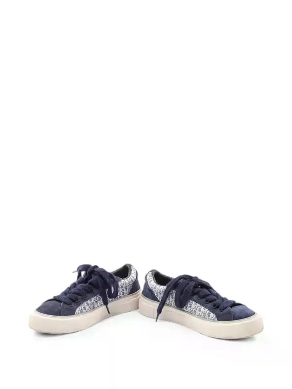 Dior B33 Oblique Canvas And Suede Lace-up Sneakers