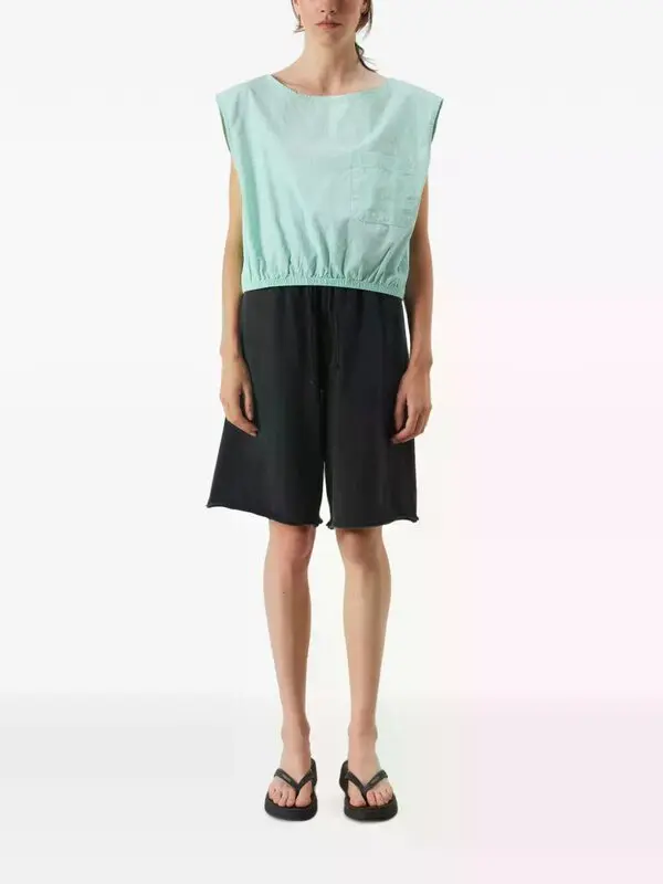American Vintage Cropped Gingham Top