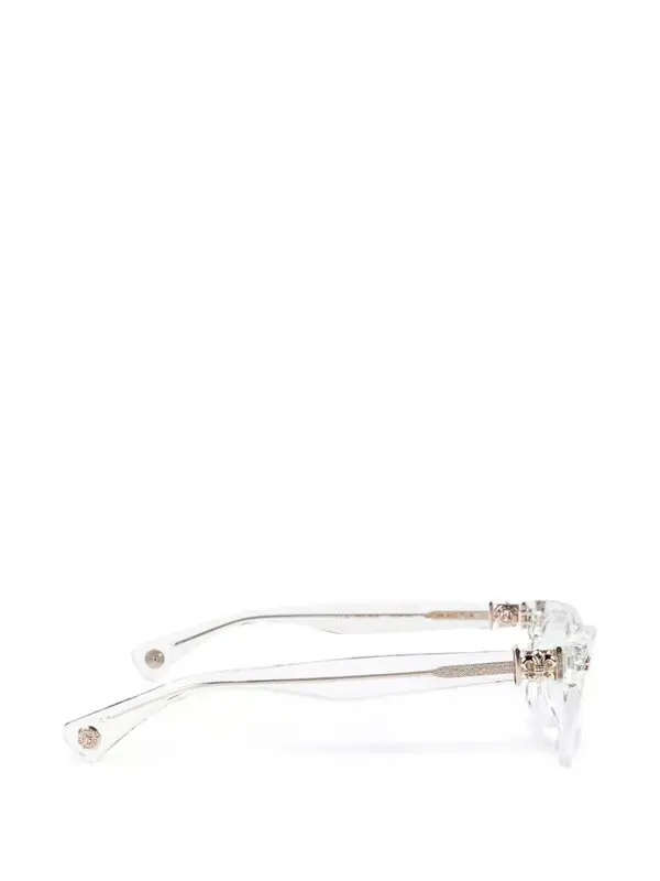 Chrome Hearts Rectangle Frame Eyeglasses