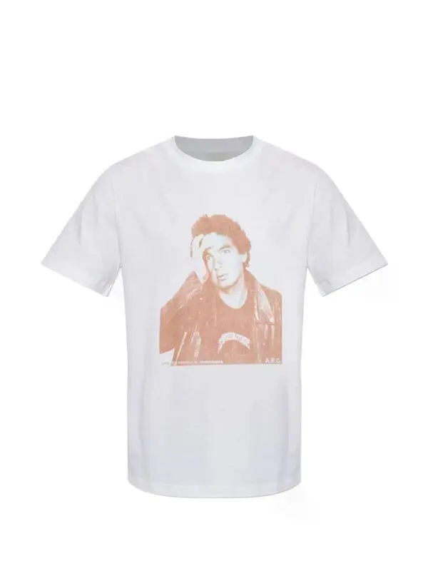 A.p.c. Jeans Touitou Portrait-print T-shirt