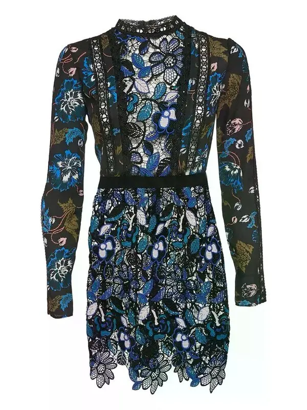 SELF-PORTRAIT Floral Lace Dress