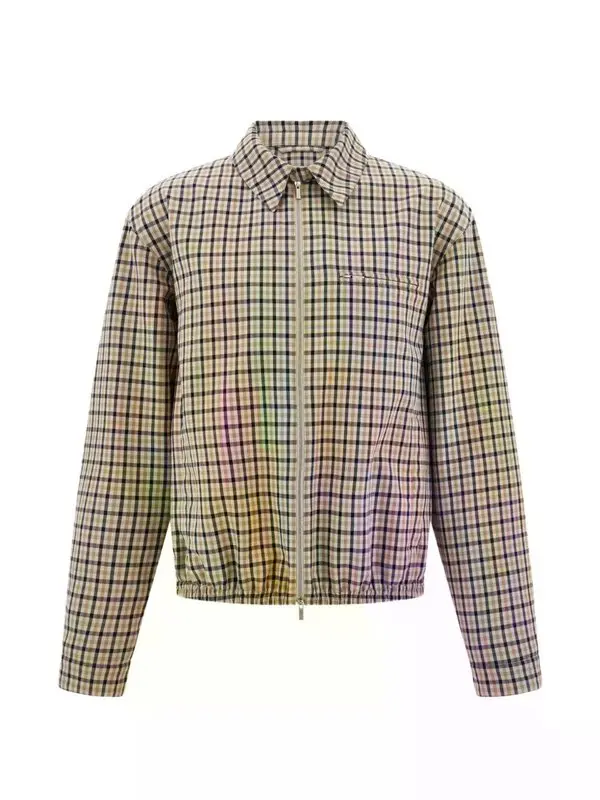 FERRAGAMO Checked Bomber Jacket