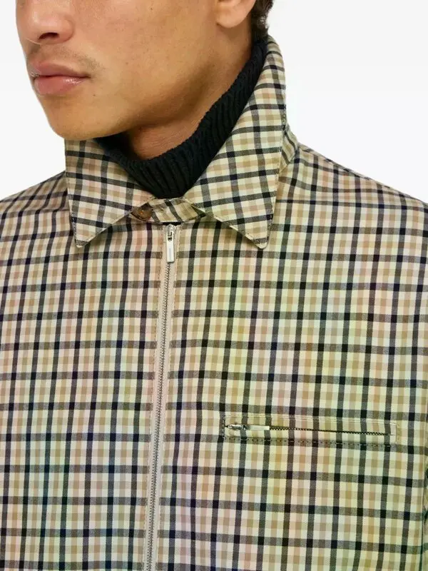 FERRAGAMO Checked Bomber Jacket
