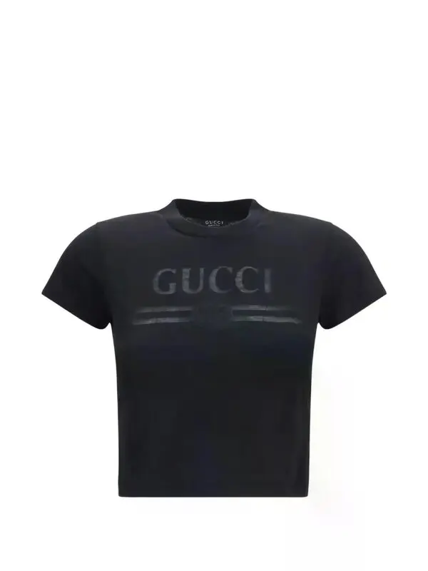 Gucci Logo-print Cropped T-shirt