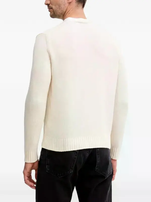 BENETTON Crew Neck Logo Sweater