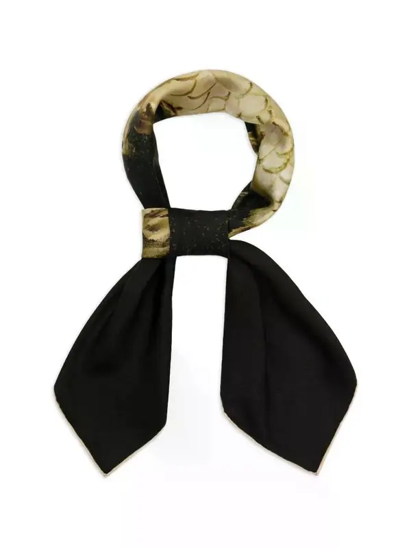 Shanghai Tang Watersky Dragon-print Scarf - Black