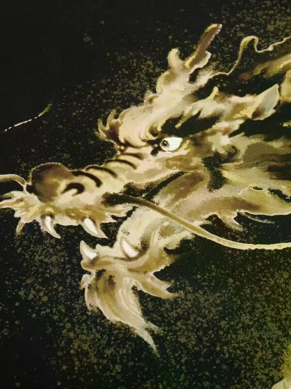 Shanghai Tang Watersky Dragon-print Scarf
