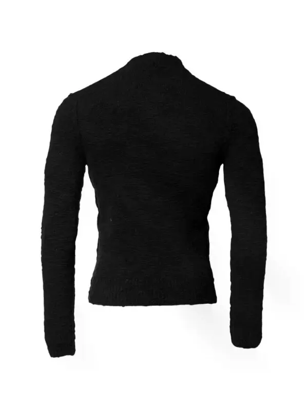 Dolce & Gabbana Textured Knit Mock Neck Sweater