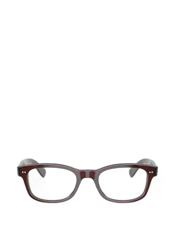 Oliver Spencer Tiello Square-frame Glasses - Brown