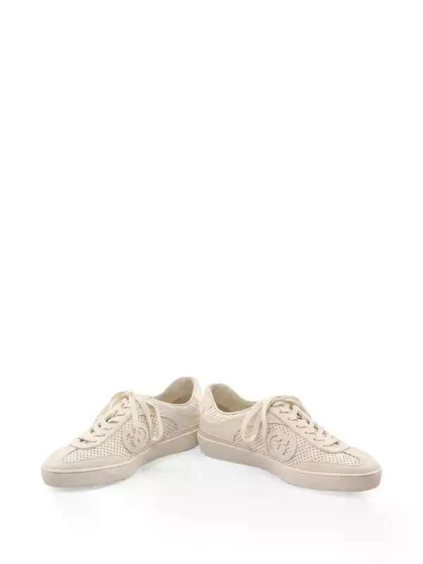 Gucci G75 Perforated Leather Sneakers