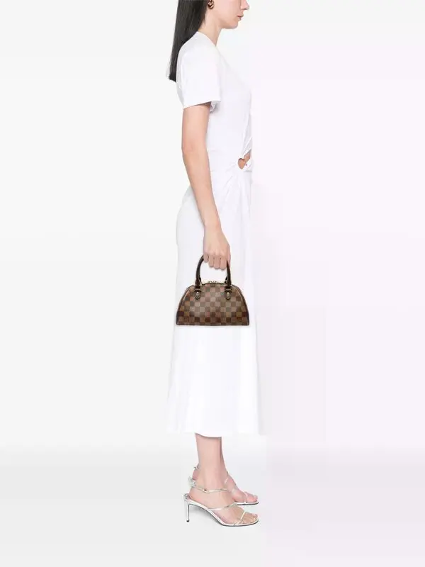 LOUIS VUITTON 2003 Damier Ebene Mini Ribera Handbag